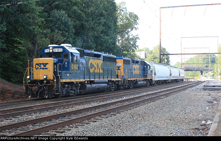 CSX GP40-2 #6160 on C770-16